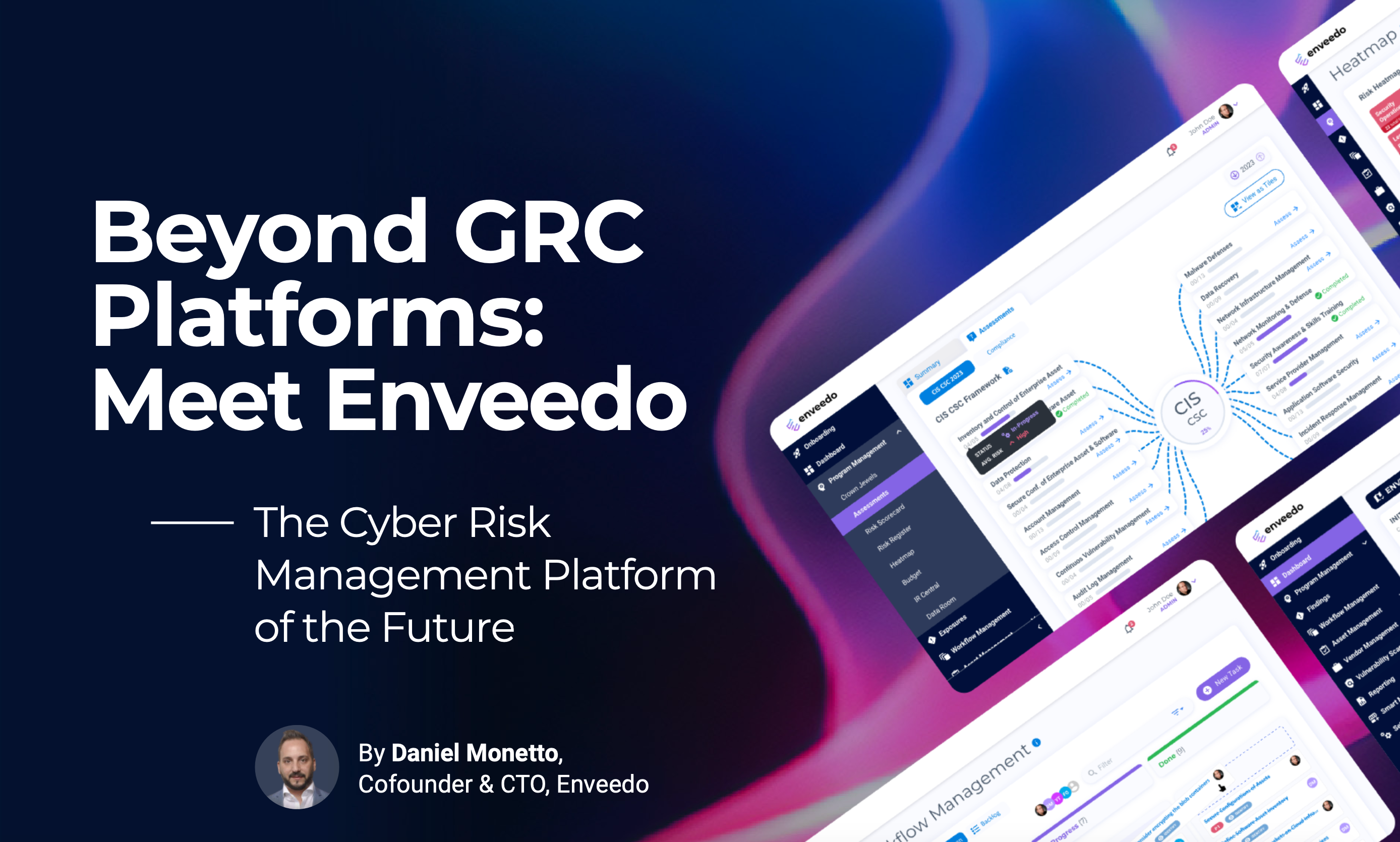 eBook: Beyond GRC Platforms: Meet Enveedo — The Cyber Risk Mgmt Platform of the Future